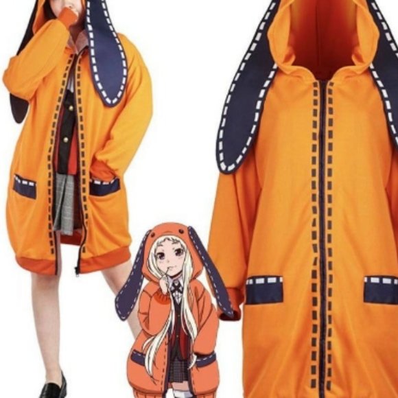 Accessories | Anime Kakegurui Runa Yomozuki Loli Halloween Coat Cosplay ...
